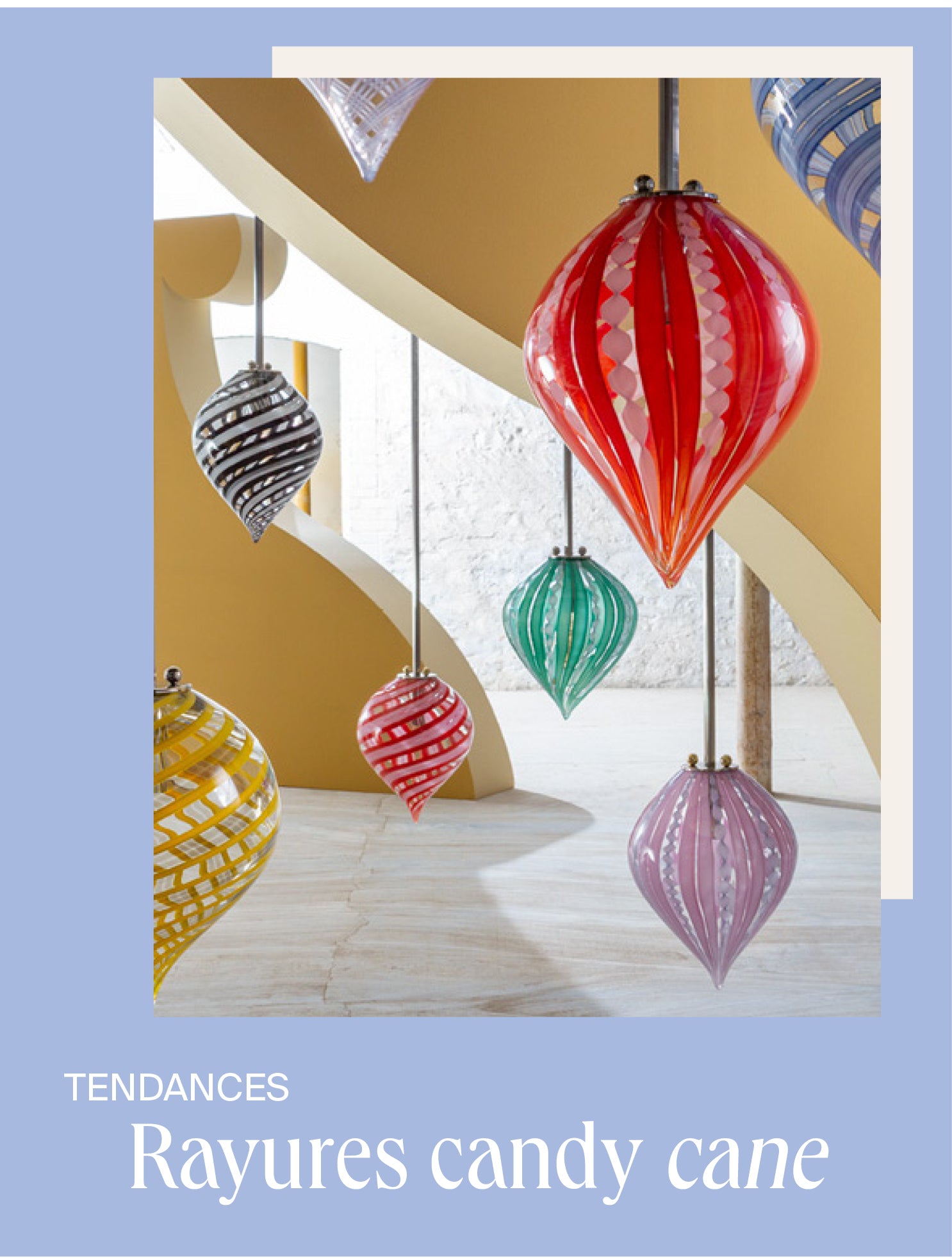 Découvrez la sélection d'objets à rayures candy cane d'Insidy